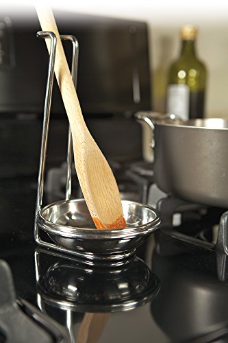 Fox Run Vertical Spoon Holder, 4.75 x 7.5 inches, Stainless Steel