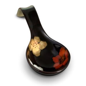 pfaltzgraff painted poppies spoon rest