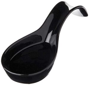 fox run mason jar spoon rest, 7.75 x 2.75 x 1.5 inches, black