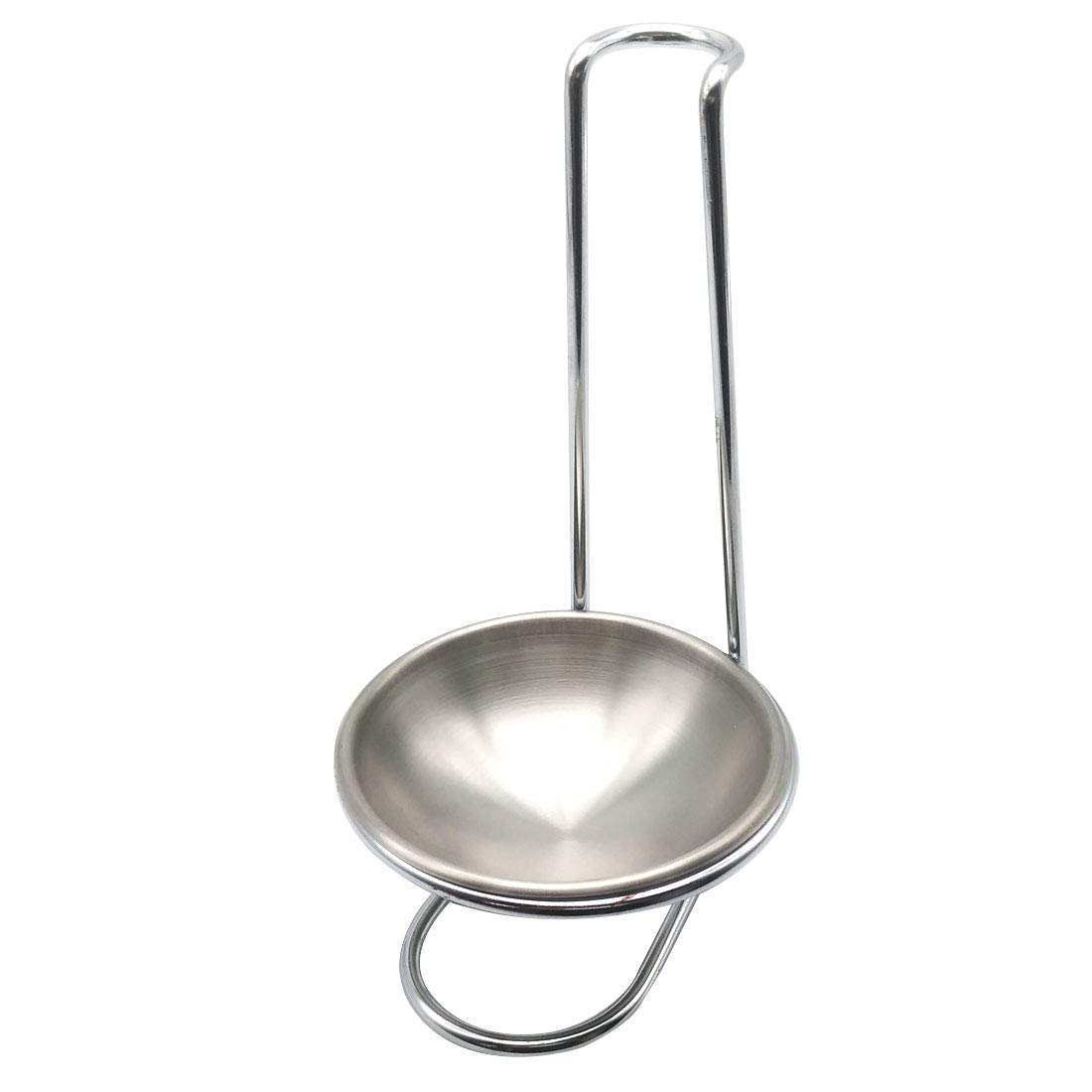 Stainless Steel Spoon Rest Holder,Long Handle Vertical Saving Soup Ladles Holders Ladle Rest Soup Ladle Holder