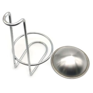 Stainless Steel Spoon Rest Holder,Long Handle Vertical Saving Soup Ladles Holders Ladle Rest Soup Ladle Holder