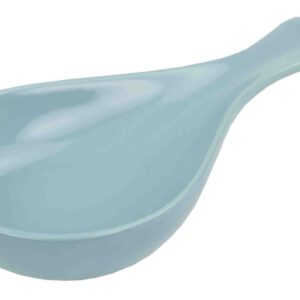 Home Basics Ceramic Spoon Rest (Turquoise)