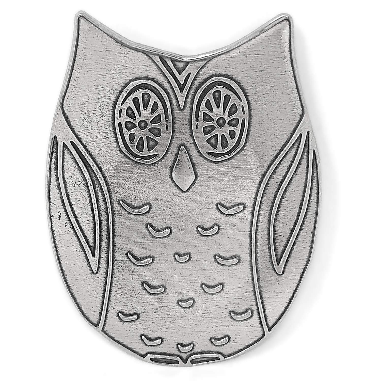 Crosby & Taylor Owl Pewter Spoon Rest