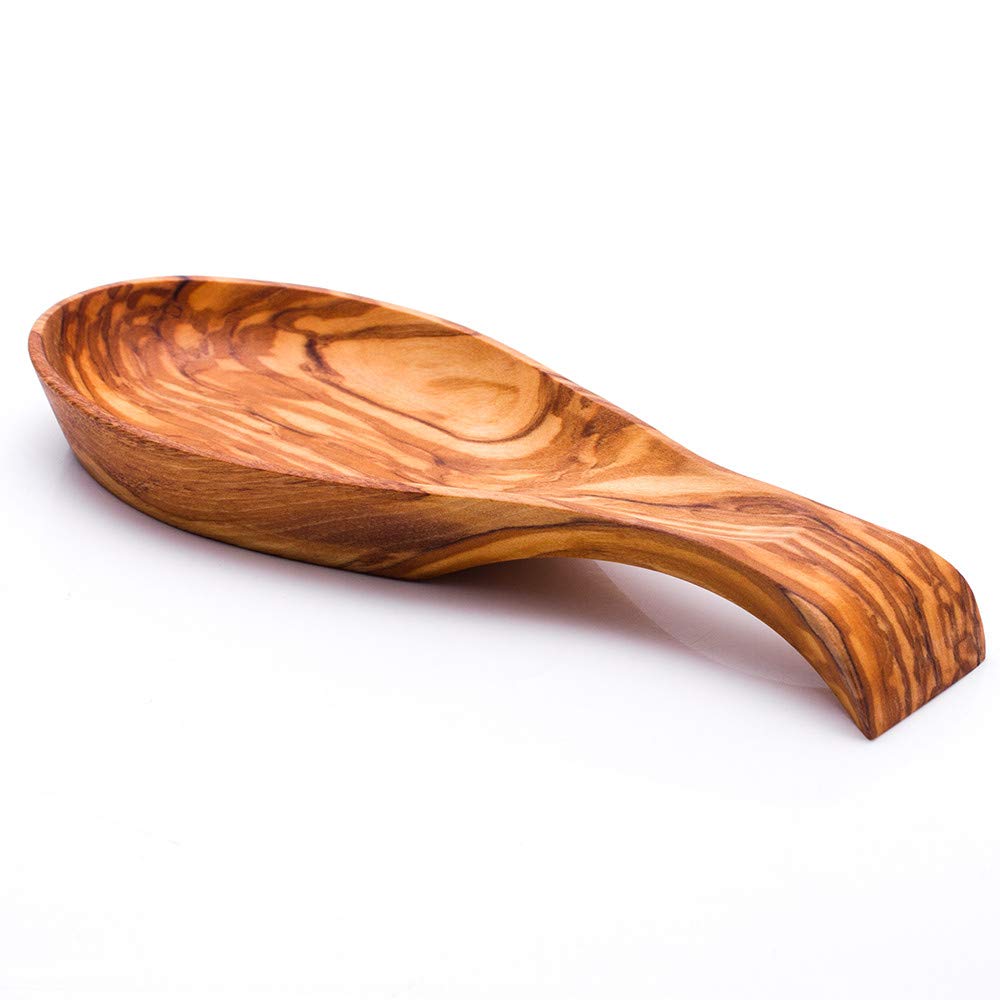 Handmade Olive Wood Kitchen Spoon Rest from Holy Land/Bethlehem