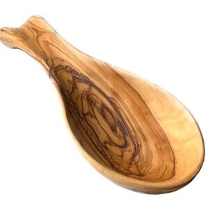 Handmade Olive Wood Kitchen Spoon Rest from Holy Land/Bethlehem