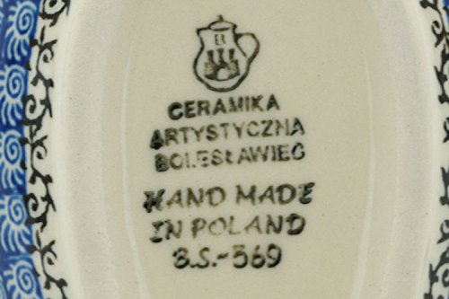 Polish Pottery Spoon Rest 5-inch made by Ceramika Artystyczna (Maraschino Theme)