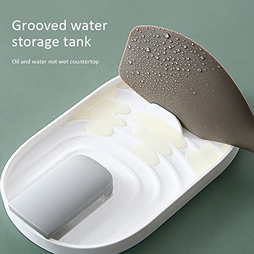 Spoon Holder Kitchen Cooking Tools Kitchen Spoon Rest Utensil Spatula Holder Heat Resistant Storage Shelves Kitchen Accessories