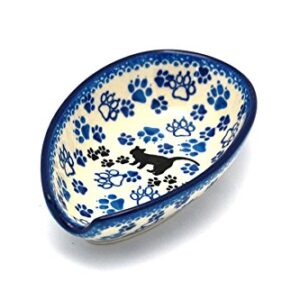 Polish Pottery Spoon Rest - Boo Boo Kitty