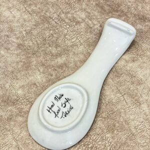 IstanbulArtWorkshop Turkish Ceramic Spoon Rest For Kitchen, Handmade Pottery Spoon Holder, Spoon Rest For Kitchen