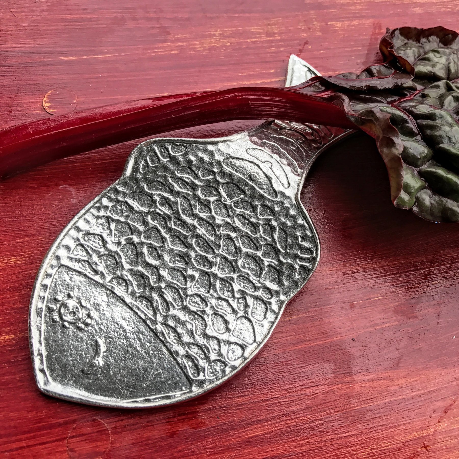 Crosby & Taylor Somethin's Fishy Pewter Spoon Rest