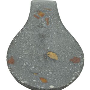 Alchemade Large Grey Terrazzo Spoon Rest - Stylish Terrazzo Aesthetic Cooking Spoon Holder In A Modern, Contemporary And Mid-century Style For Your Home