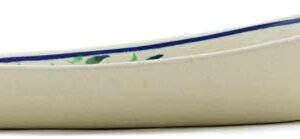 Polish Pottery 5-inch Spoon Rest (Blue Dream Theme) + Certificate of Authenticity