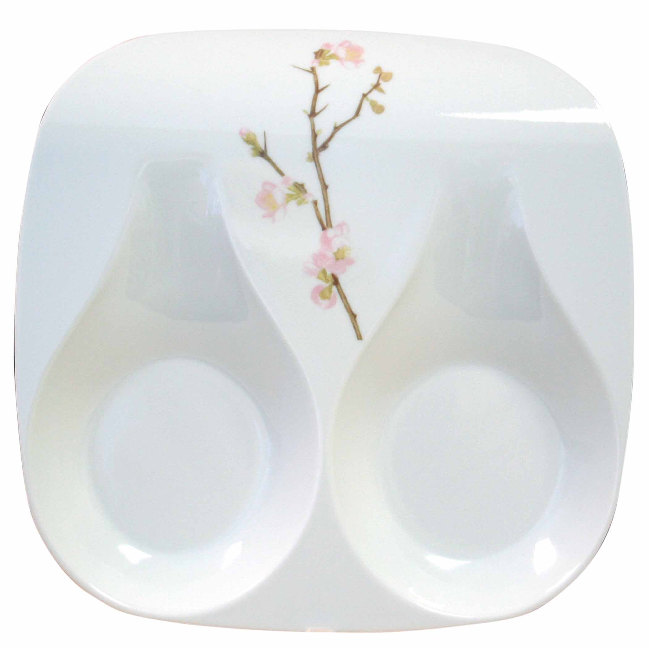 Corelle Coordinates by Reston Lloyd Melamine Double Spoon Rest, Cherry Blossom