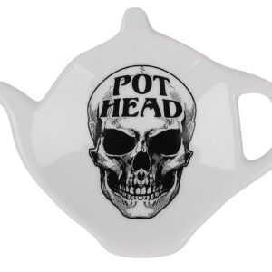 The Vault Pot Head Tea Spoon Rest Holder