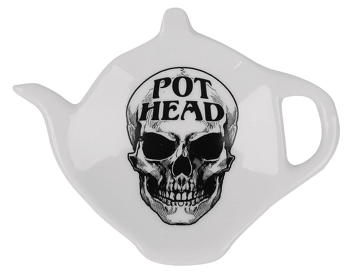 The Vault Pot Head Tea Spoon Rest Holder