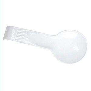 2 Spoon Rest Kitchen Utensils Home Decor Tools Spatula Holder Plastic White 12"