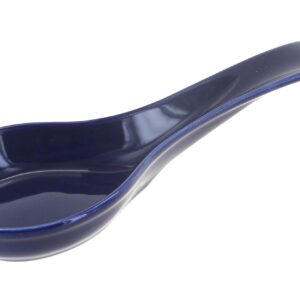 Blue Rose Polish Pottery Cobalt Large Spoon Rest