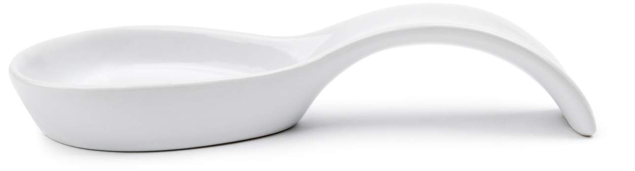 Fox Run Mason Jar Spoon Rest, 7.75 x 2.75 x 1.5 inches, White