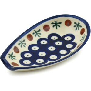 Polish Pottery Spoon Rest 5-inch Mosquito