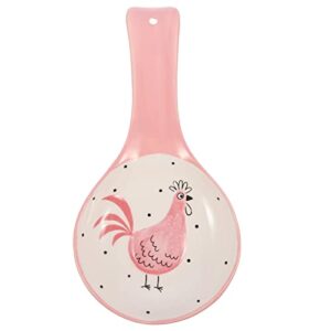 cabilock ceramic spoon holder household scoop holder dinner spoon rest daily use scoop rest ceramic scoop rest compact scoop holder wipe holder soup ceramics big spoon delicate