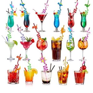 ULIFEMALL Reusable Drinking Straws, Dinosaur Party Favors Party Decorations Dinosaur Plastic Straws Safari Jungle Kids Birthday Dinosaur Party Supplies for Family or Party Use - Pack of 6