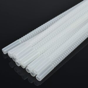 Bendable Straws - 11 inch Long Flexible Straws - Bendy Drinking Straws Reusable - 14 Pack