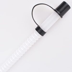 10pcs Black Caps Drinking Straw CAPS for 3/8" Diameter Straws