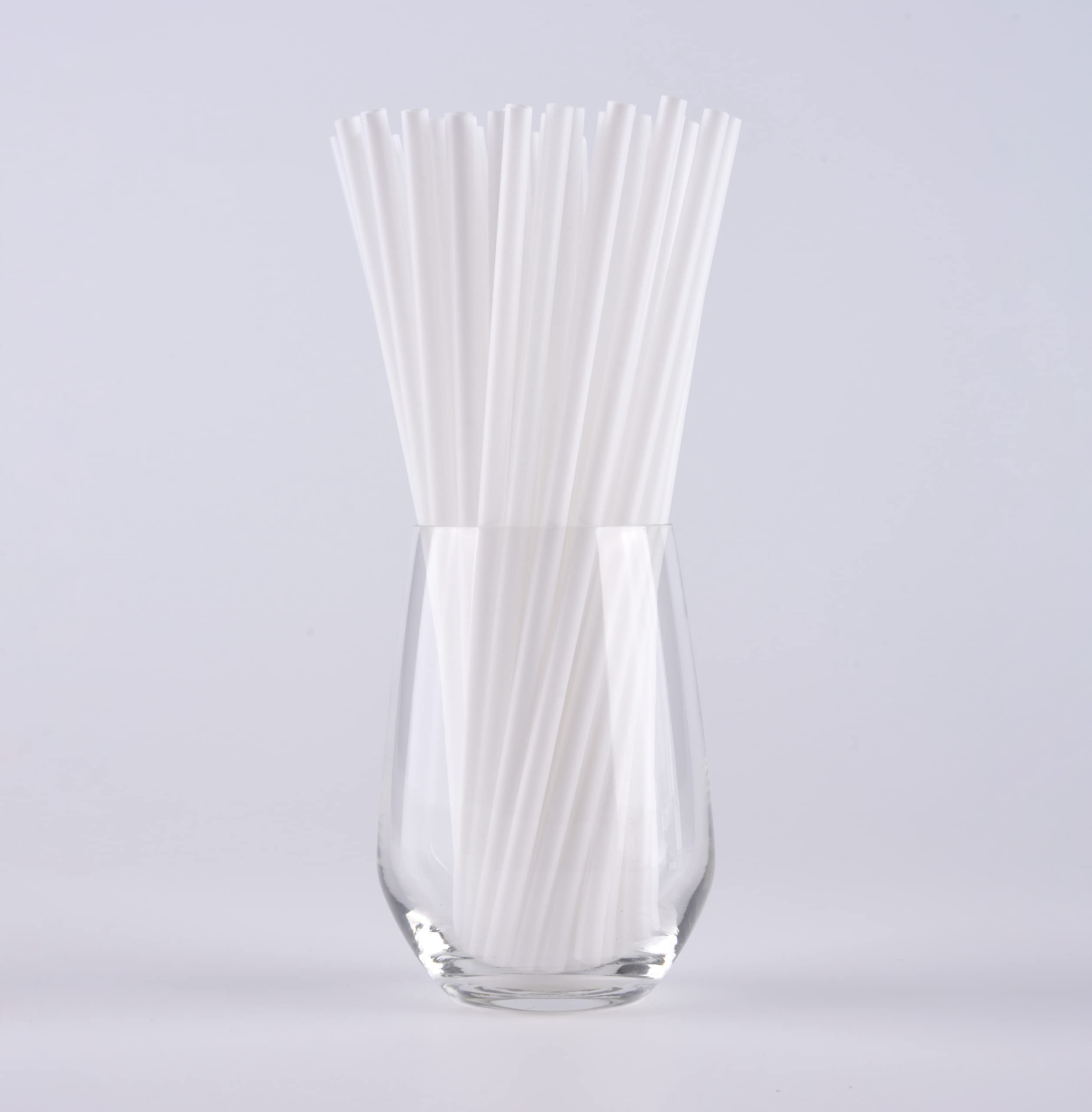 Perfect Stix Clear Jumbo Unwrapped Disposable Straws, Standard Size 7.75 x 0.23". Clear Color, Medium, Pack of 1000CT