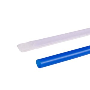 Karat C9120 (Blue) 9" Giant Straws (8mm Diameter), Paper-Wrapped, Solid Blue (Case of 1200)