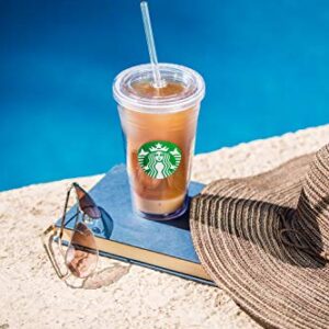 Hummingbird Glass Straws Clear Straight 9" x 7 mm Long Reusable Straw Designed for Yeti and Starbucks Style Tumblers Made Wth Pride in USA - 4 Pack With Cleaning Brush