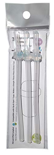 nuspin kids Zoomi Replacement Straw Set, 3 Straws