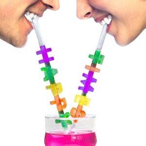 Spelly Straws Interactive Straw, 12.5 x 2.7 x 18.5 cm, Multi-Colour