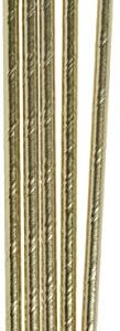 Kikkerland Paper Straws (Set of 144) Gold