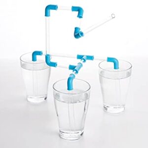 DIY Crazy Straws Connectors 21 pcs, Drinking Straws to Children play Game Straws, Cool Silly Gaming Straws