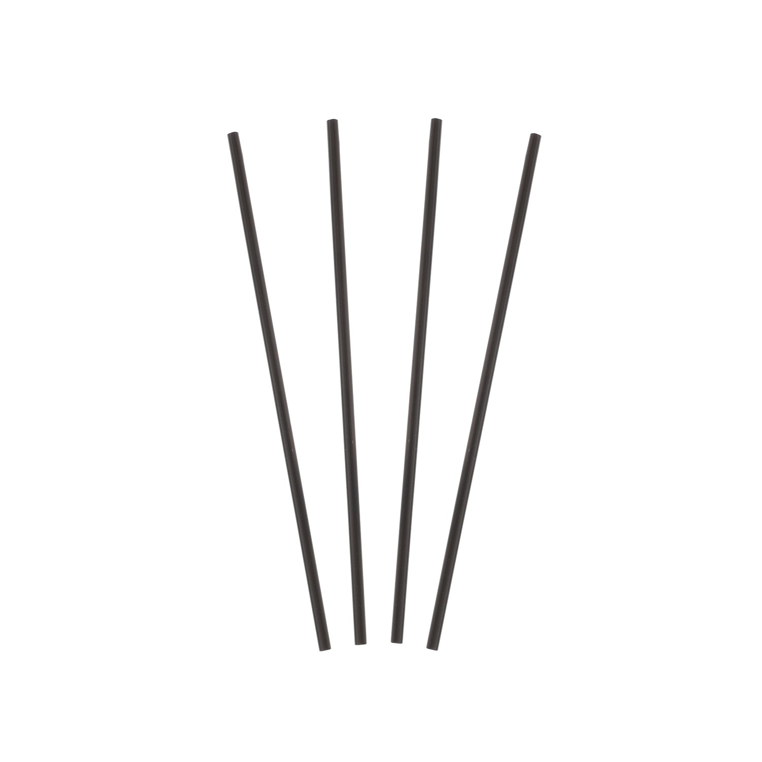 Royal 5" Black Sip Straw, Package of 1000