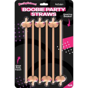 67491: boobie straws (flesh color) 6pk