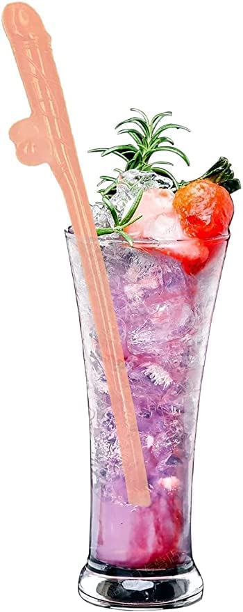 Fpxphonix10 PCS Penis Straws for Bachelorette Party