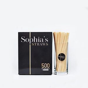 natural straws made out of hay by sophia's straws 7.5 inch i 500 straws - all natural, eco-friendly and disposable hay straws