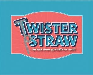 Twister Straw. The ONLY Flexible & Reusable Steel Drinking Straw. 3 Pack Bendable 10 Inch. Stainless Steel Reusable Straw. Environmentally Friendly, Processed in USA to Medical Grade (10 Inch)