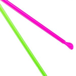 Perfect Stix - Neon 8 Spoon Straw WRP-200 Neon Concession Spoon Straw, Plastic Wrapped, Assorted Colors, 8" Length (Pack of 200)