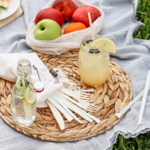 PHA STRAWS - | 100% Plastic Free | Individually Wrapped Biodegradable 8.2" Straws by Ecoware. Marine Biodegradable, Home Compostable, Ocean-friendly, Best Alternative to Paper & Plastic Straws. (5000)