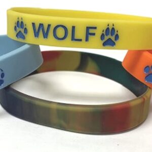 Cub Scout Tiger Silicone Wristband Pack of 10