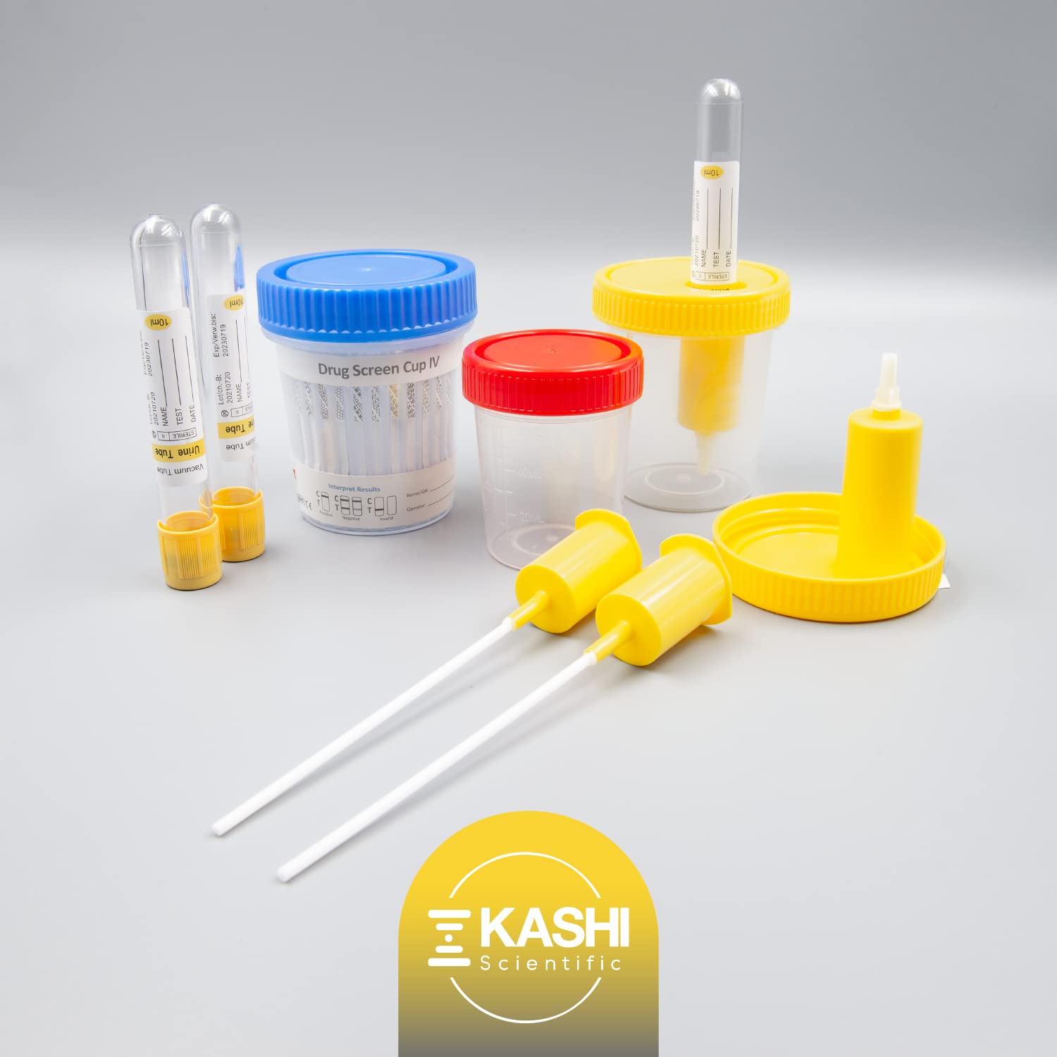 Kashi Scientific Urine Transfer Straw - Urine Collector Device for Vacuum Tubes and Cups - Individually Wrapped - Sterile -100/pack