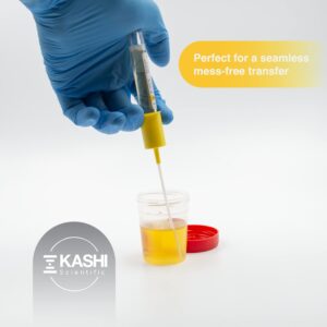 Kashi Scientific Urine Transfer Straw - Urine Collector Device for Vacuum Tubes and Cups - Individually Wrapped - Sterile -100/pack