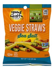 good health veggie straws, sea salt, pack of 24