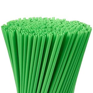 S & L Straw Company - Green Colored Plastic Drinking Straws - Super Bulk Pack of 1,000 straws - - Disposable Kid Friendly, Colorful Party Fun Straws (Green, 1000)…