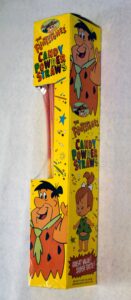 hanna barbera productions flintstones powder candy straws