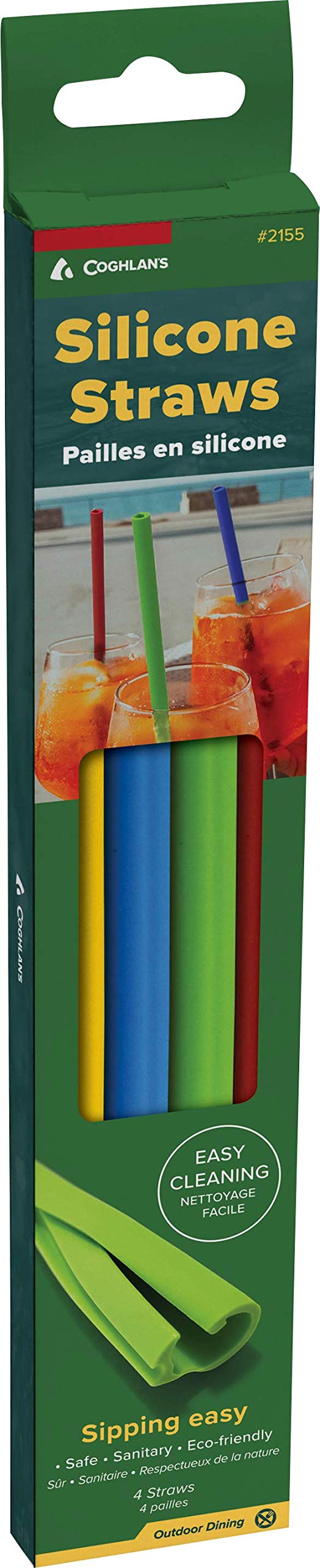 Coghlan's Silicone Straws - 4 Pack