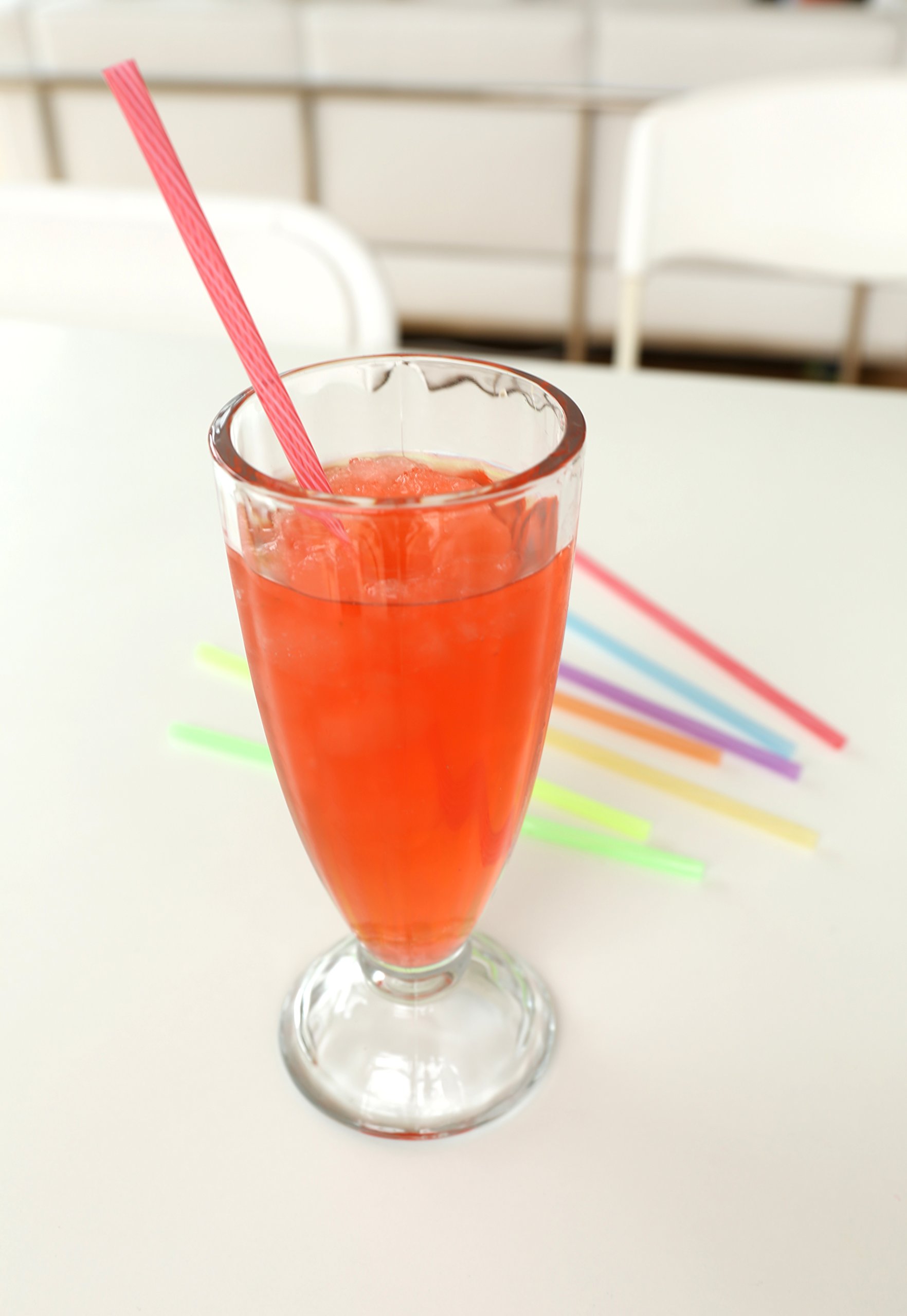 Rainbow Reusable 8 Inch Straws