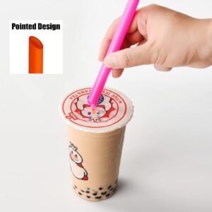 ALINK 10 Triatan Reusable Straws + 12 Reusable Boba Tea Straws